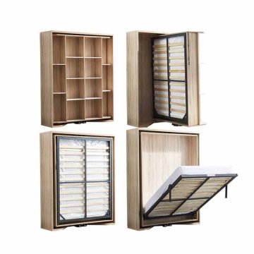 Swivel Rotate Hidden Wall bed mechanism_revolving wall bed